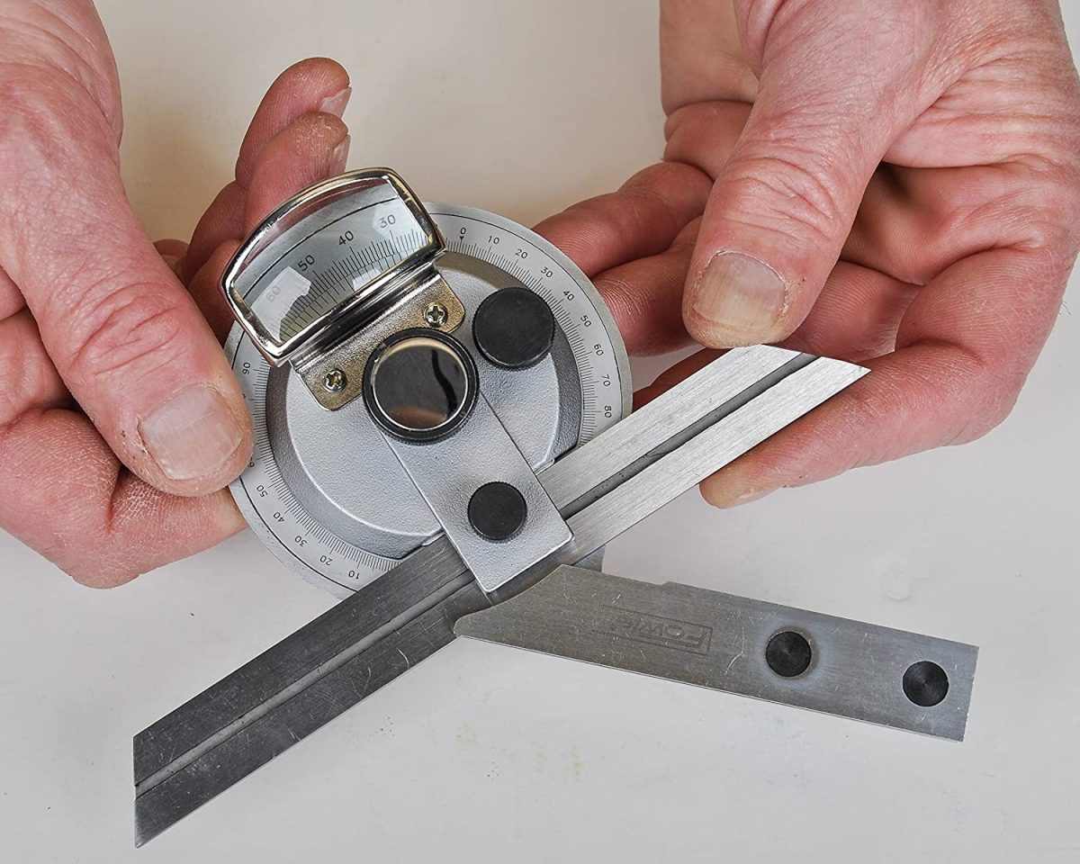 Fowler 52-440-612-0, Universal Bevel Protractor with 6" and 12" Blade - Masterlab2